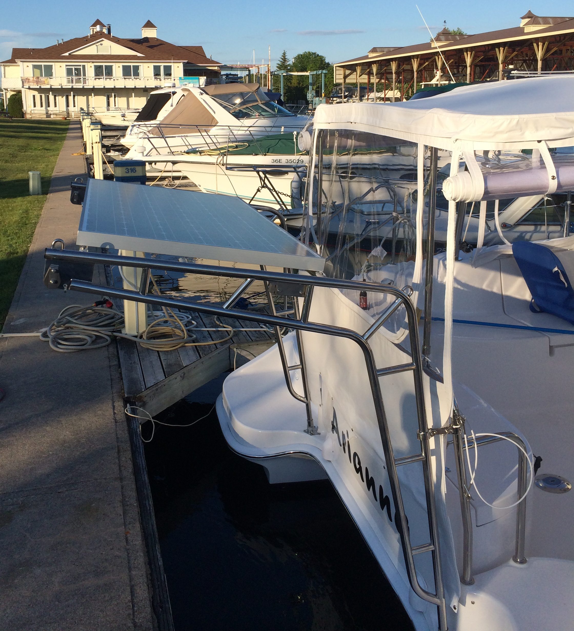 Sailboat Davit Systems | Stainless Outfitters Inc